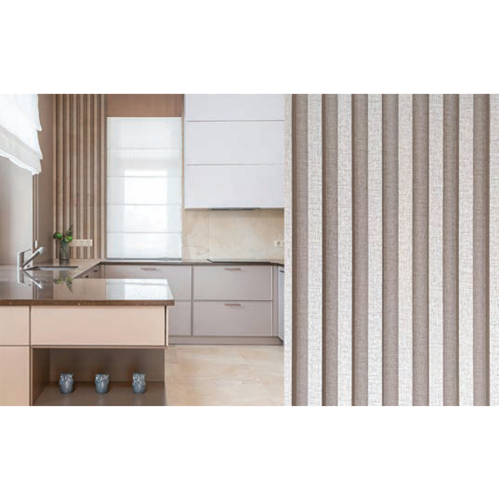 Taupe Linen WPC Wall Cladding – Fly Décor
